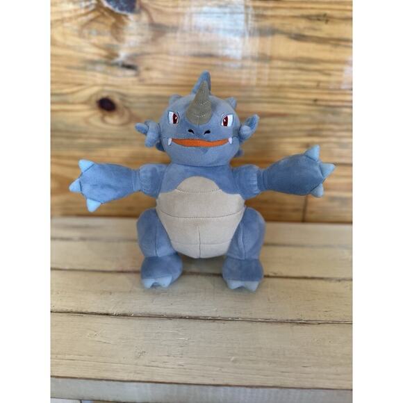 Nintendo | Toys | Pokemon Official Plush Doll Rhydon 1 No Tag | Poshmark